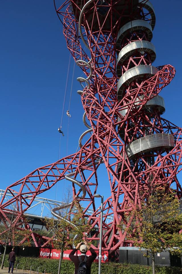 Orbit abseil fundraiser | Aniridia Network